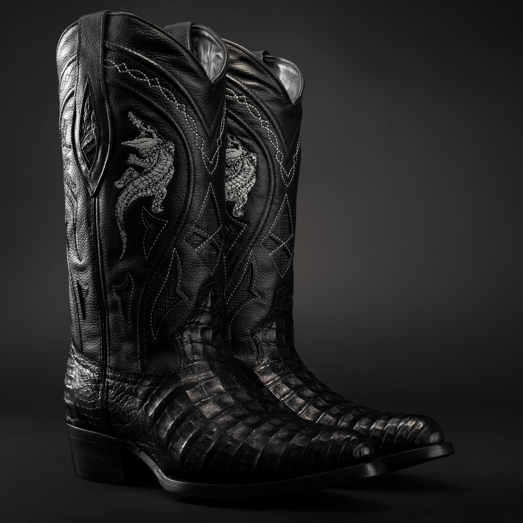 Men's 908 J Toe Original Caiman Belly Boot – Rodeo Cartie